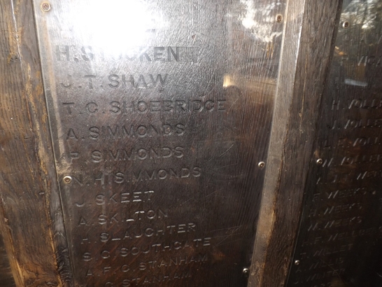 Copthorne WW1 Served